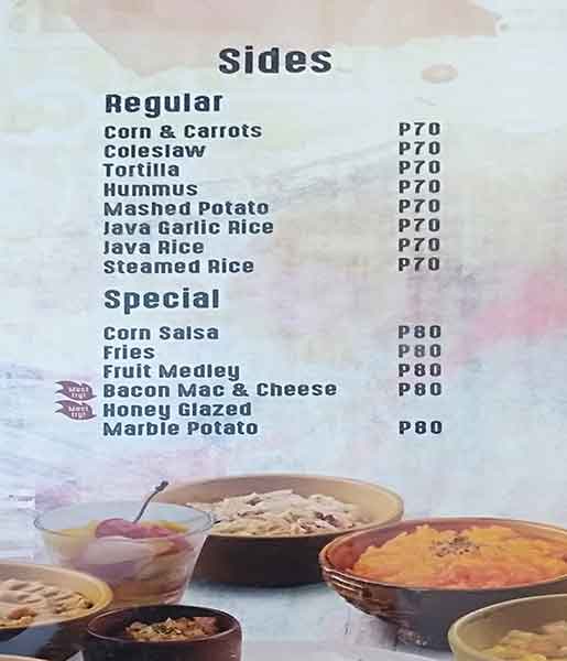 Menu at Peri Peri Charcoal Chicken restaurant, Makati