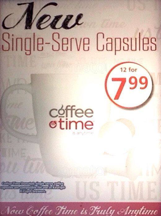 Menu au Coffee Time pizzeria, Toronto, Gerrard St E