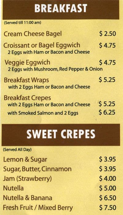 Cilantro Cafe Menu, Menu for Cilantro Cafe, Downtown, Vancouver ...