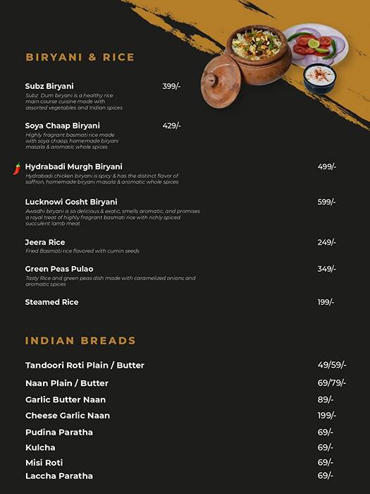 Menu at The Houz Family Kitchen, Pune