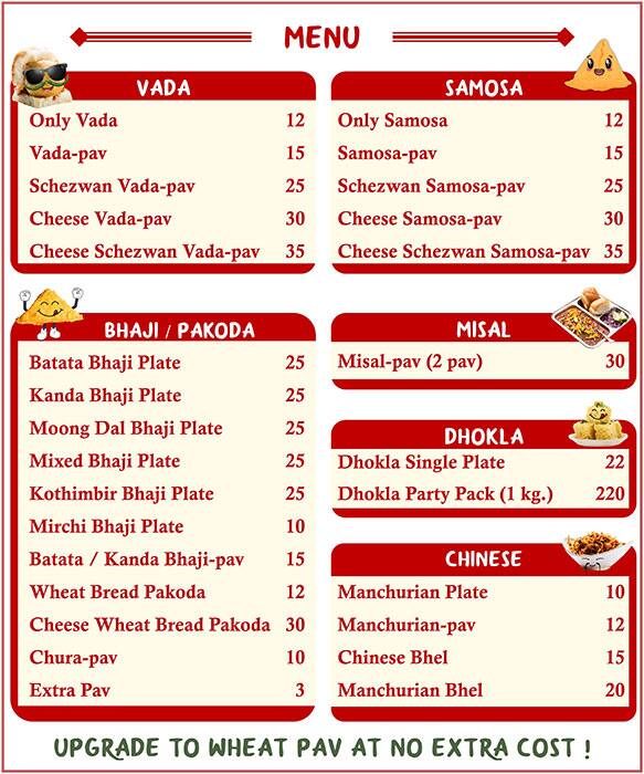Menu of Eat Pav Wheat Pav, Khopat, Thane West, Thane
