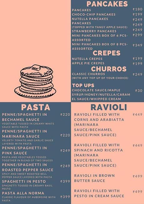 Menu of The Morsel, Paschim Vihar, New Delhi
