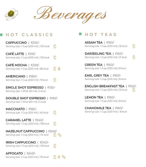 Menu of Smoor, Koregaon Park, Pune