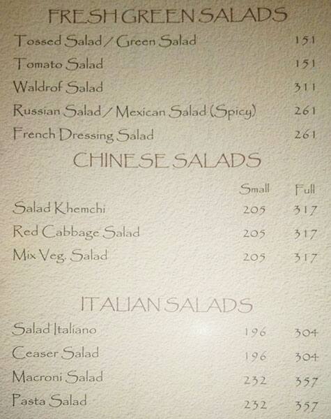 Menu at Daffodils 23, Mumbai, Shop 1-4