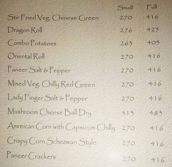Menu at Daffodils 23, Mumbai, Shop 1-4