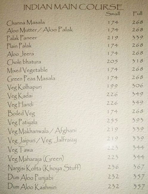 Menu at Daffodils 23, Mumbai, Shop 1-4