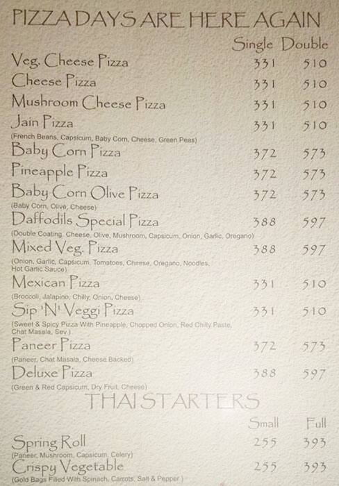 Menu at Daffodils 23, Mumbai, Shop 1-4