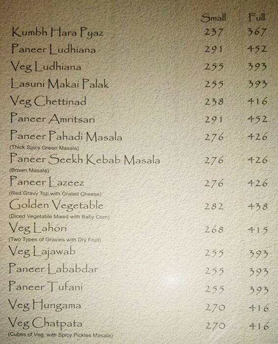 Menu at Daffodils 23, Mumbai, Shop 1-4