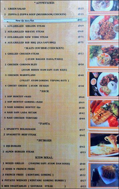 Dj's Steak BBQ Menu, Menu for Dj's Steak BBQ, Serpong, Tangerang ...