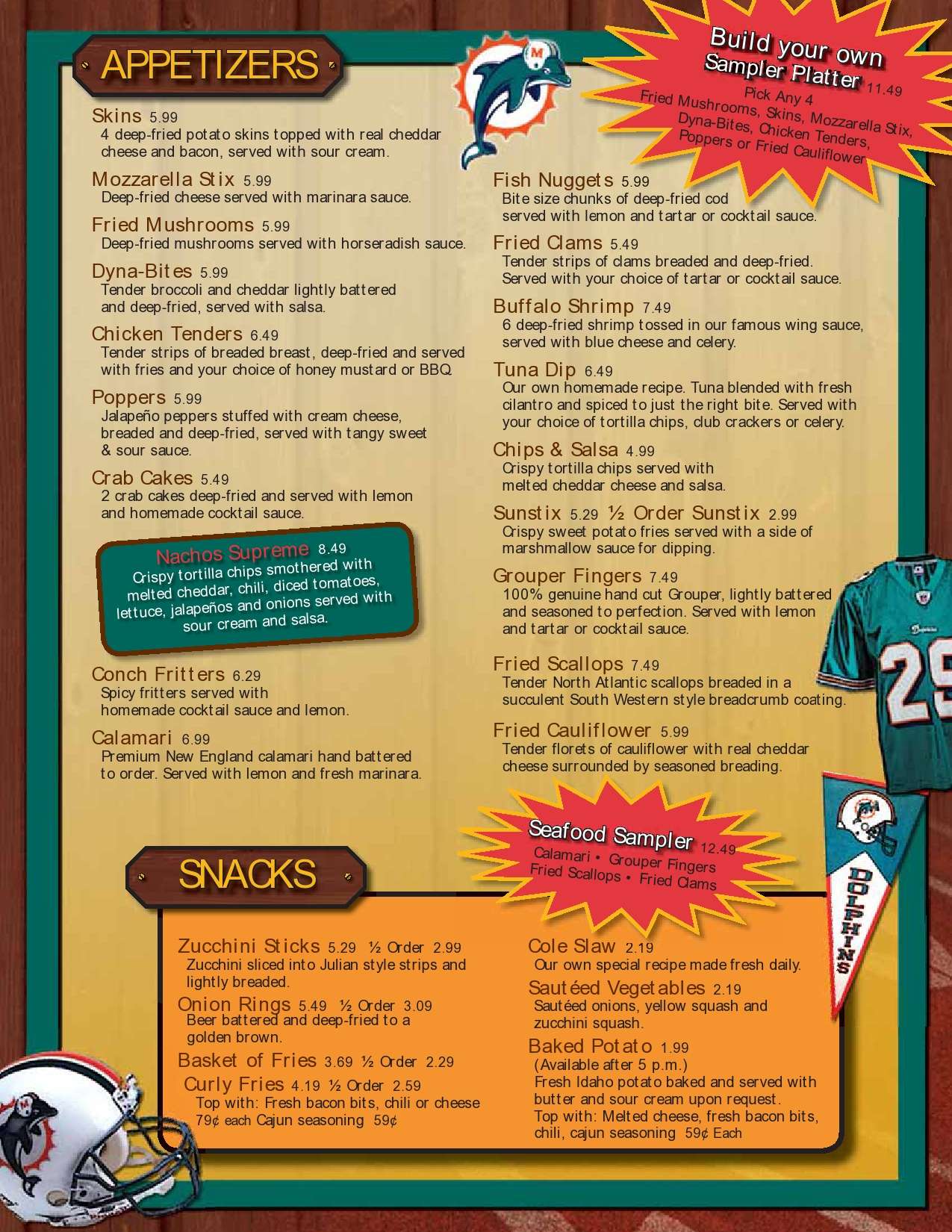 Uncle Al's Sports Cafe Menu - Urbanspoon/Zomato