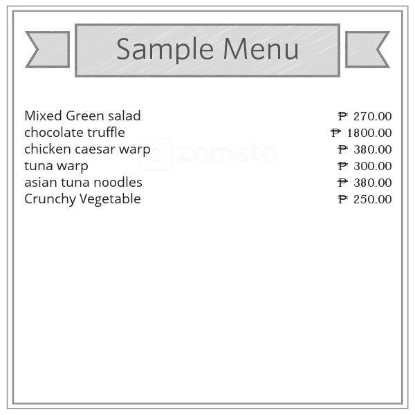 Menu at BRU Coffee Bar - Conrad Manila, Pasay