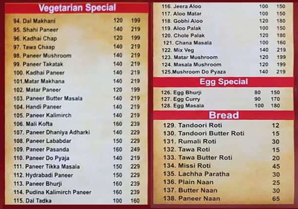 Menu at Pls Restaurant, Greater Noida, NCR Region