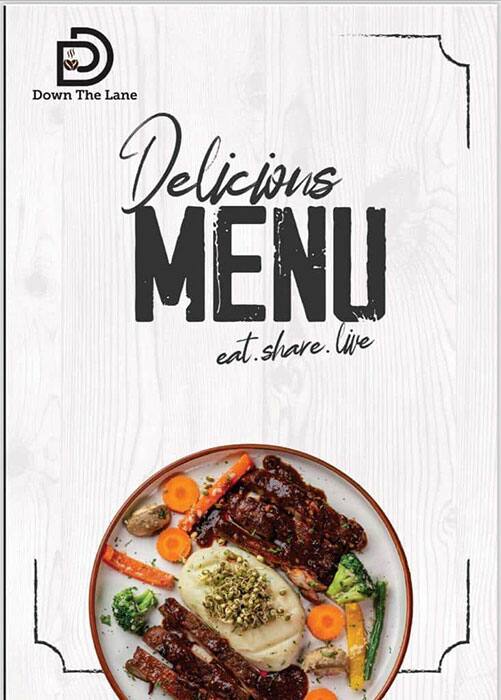 Menu of Down The Lane, Southern Avenue, Kolkata