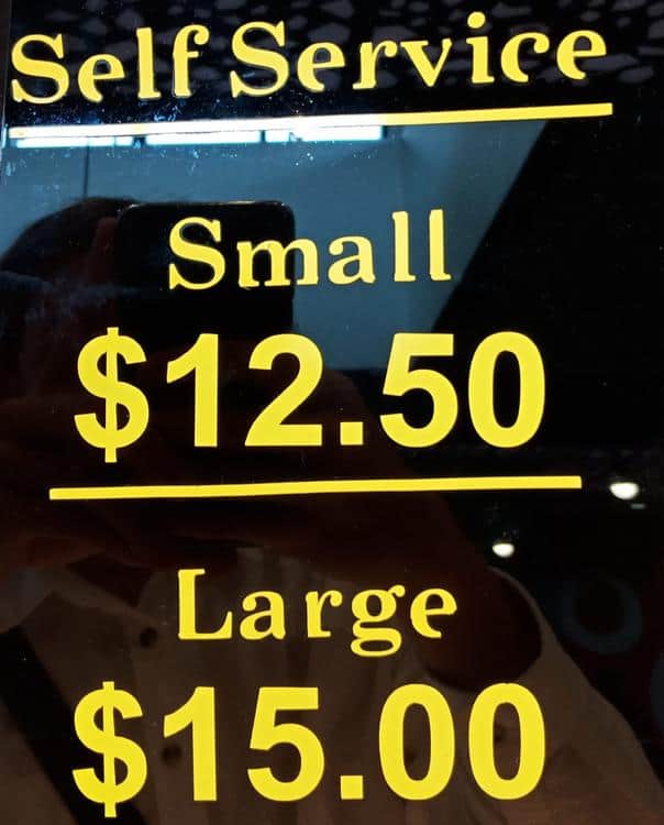 Menu at Hungry Wok restaurant, Hamilton, 71 Ward Street