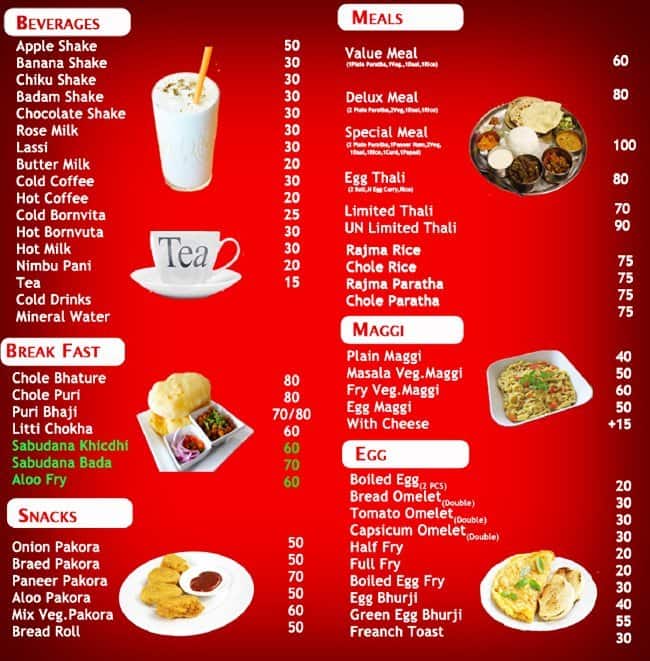 Paratha House & Food Plaza Menu - Zomato