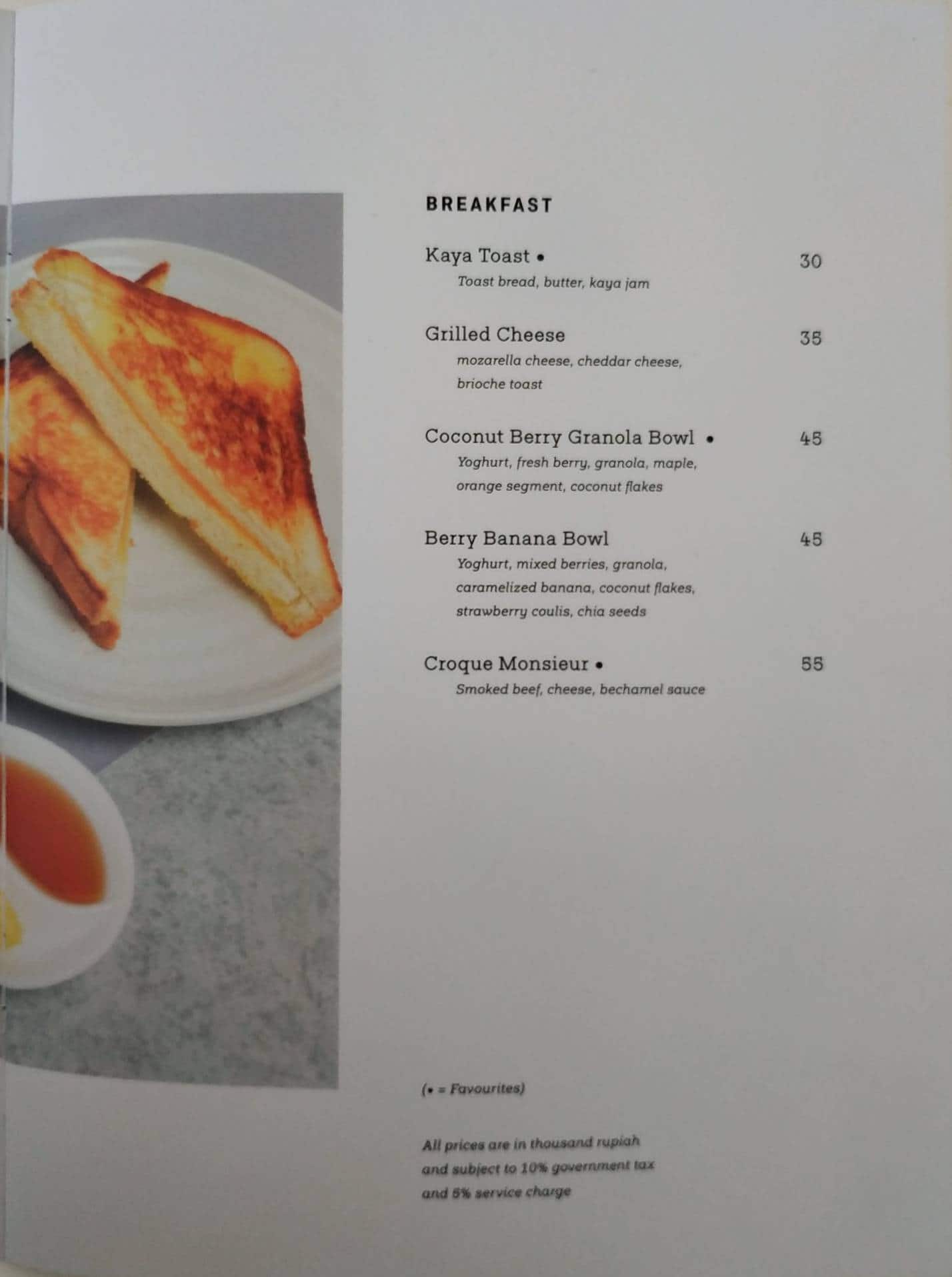 Menu at Titik Temu Coffee cafe, Jakarta, M Bloc Space