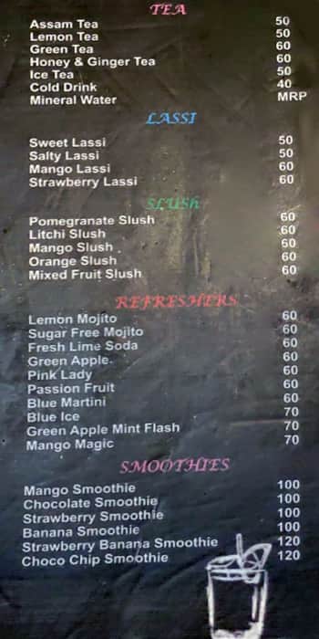 Menu at Cafe coffeee 9, Jammu, Gole Market