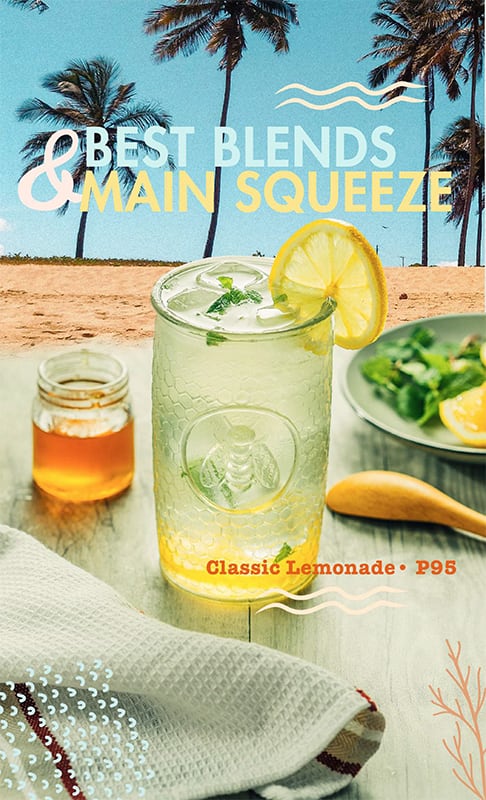 Menu at COOEE cafe, Cebu City