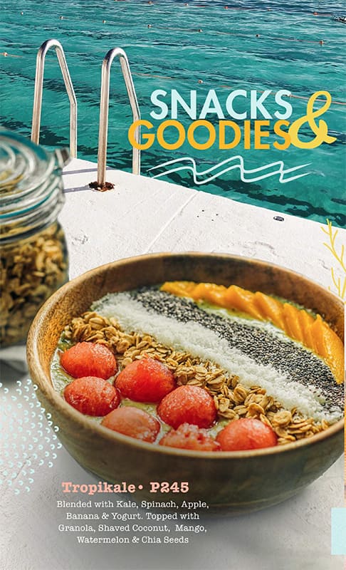 Menu at COOEE cafe, Cebu City