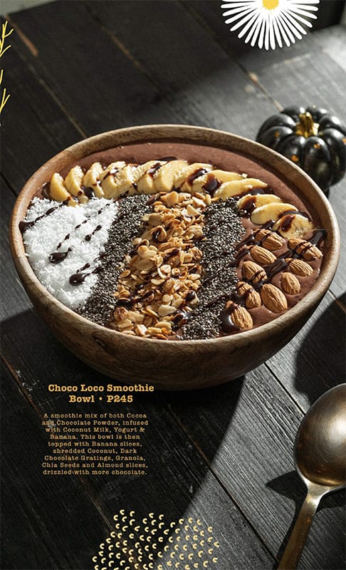 Menu at COOEE cafe, Cebu City