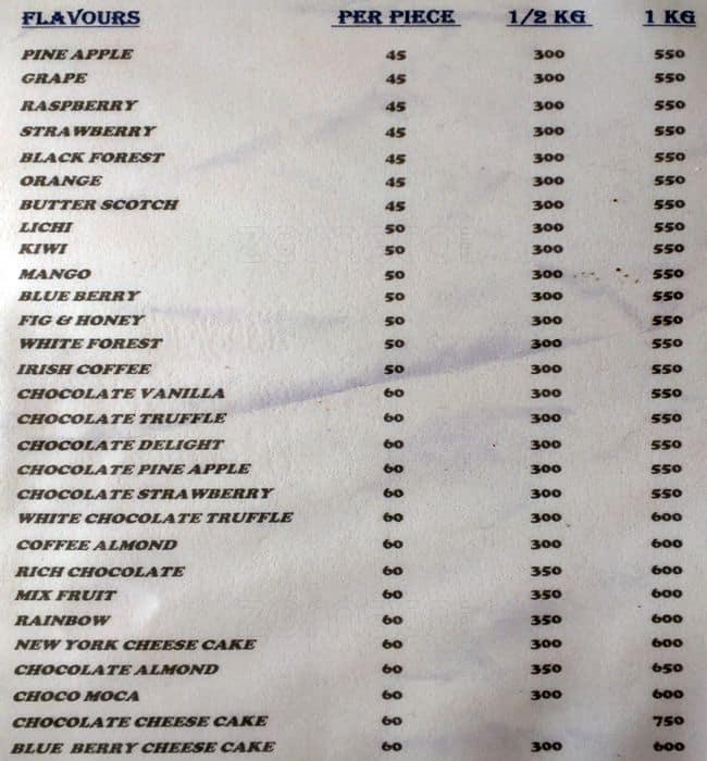 Bread Crumbs Bakery Menu, Menu for Bread Crumbs Bakery, Bannerghatta ...
