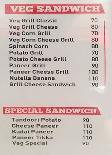 Menu at Lassi shop, Bengaluru, Parijatha Ave