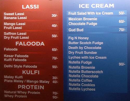 Lassi Shop Menu, Menu for Lassi Shop, Koramangala 4th Block, Bangalore ...