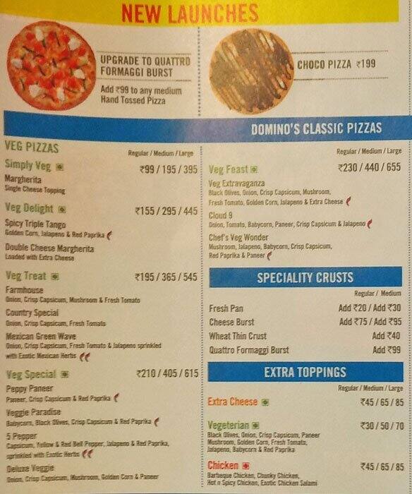 Domino's Pizza, Old Palasia, Indore - Zomato