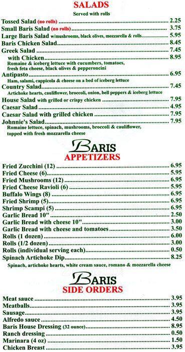 Baris Pasta & Pizza, Pflugerville, Pflugerville - Urbanspoon/Zomato