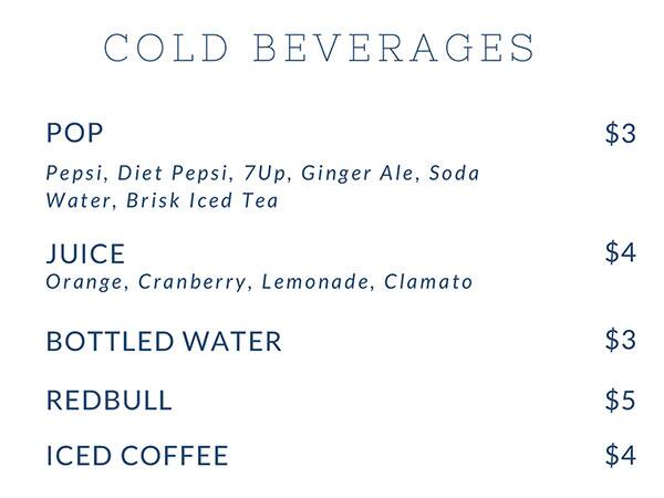 Menu at Opera House Grill pub & bar, Toronto