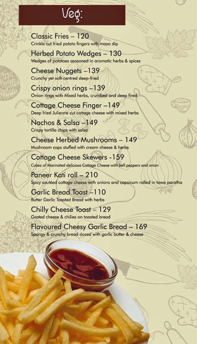 Menu of Groove 9, Sainikpuri, Secunderabad