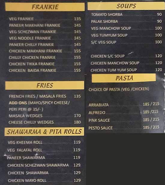 Menu of Aariyan's Veg & Non Veg Family Restaurant, Wagle Estate, Thane ...