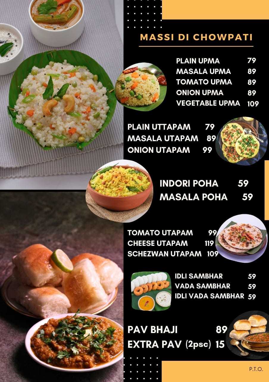 Menu of Massi Da Dhaba, Baner, Pune