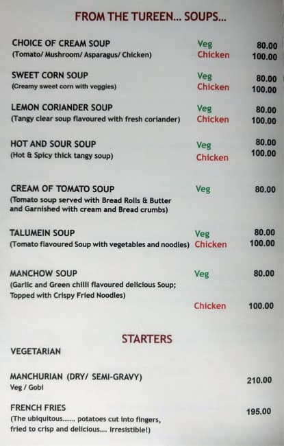 Menu at Dimple Restaurant, Visakhapatnam