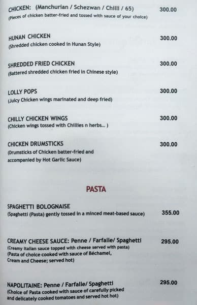 Menu at Dimple Restaurant, Visakhapatnam