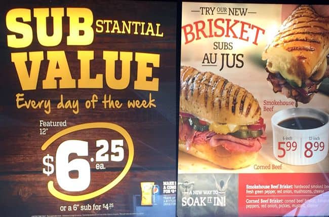 Menu at MR.SUB restaurant, Toronto, Warden Ave.