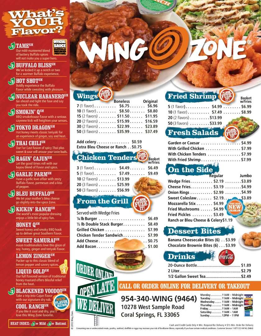 Wing Spot Menu Menu For Wing Spot Coral Springs Miami Urbanspoon Wing Spot Menu Menu For Wing Spot Coral Springs Miami Urbanspoon
