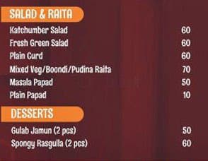 Menu at Chawla's2, Gurugram, B- 209 Supermart 1 Sushant Lok