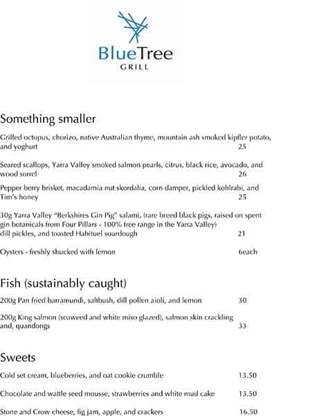 Menu at Terminus Hotel pub & bar, Healesville