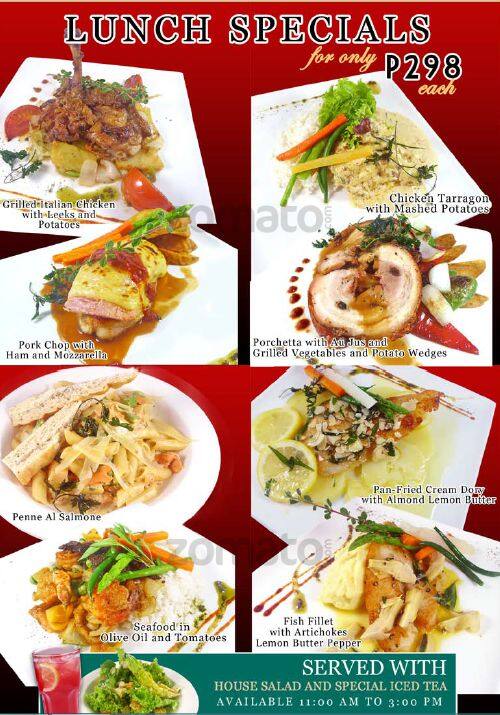 Carta del restaurante Marciano's, Ciudad Quezon, U.P. Town Center