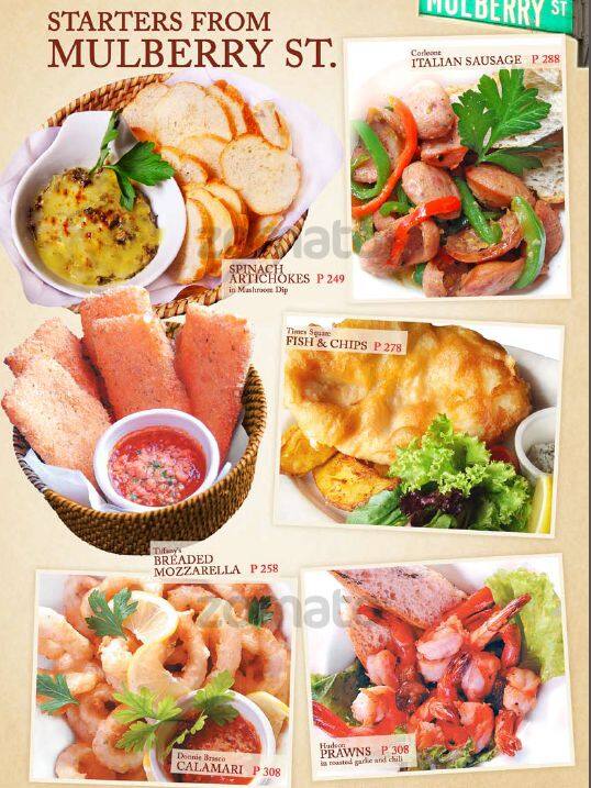 Carta del restaurante Marciano's, Ciudad Quezon, U.P. Town Center