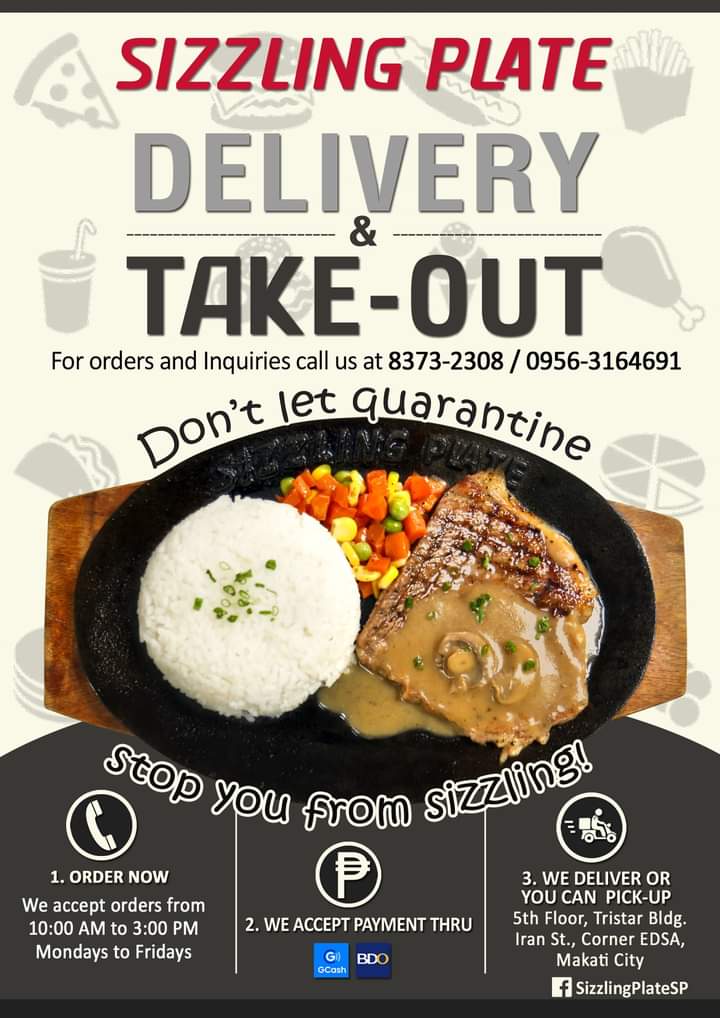 Carta del restaurante Sizzling Plate, Ciudad Quezon, SM Fairview