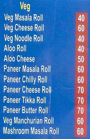 Roll House Point Menu, Menu for Roll House Point, Pimpri, Pune - Zomato