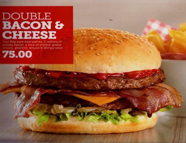 Menu at Wimpy restaurant, Villiers, N3 Highway East Vaal Engen 1 Stop ...
