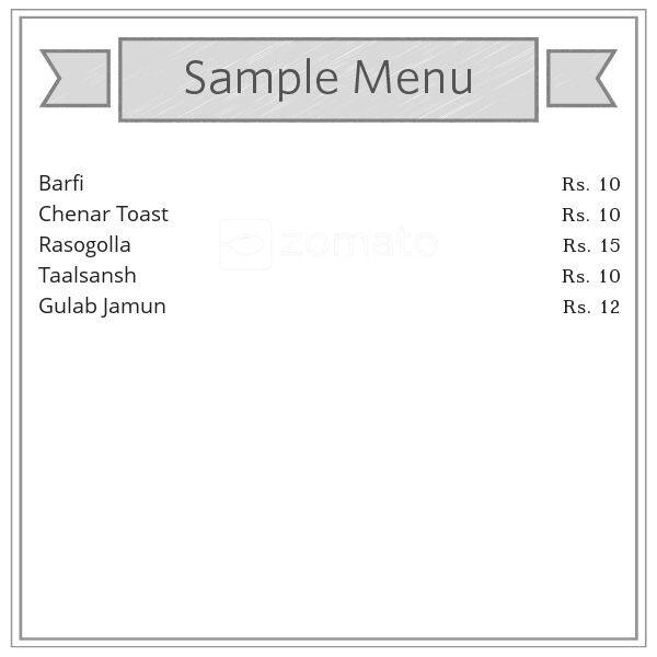 Mahua Menu, Menu for Mahua, Sinthi, Kolkata - Zomato