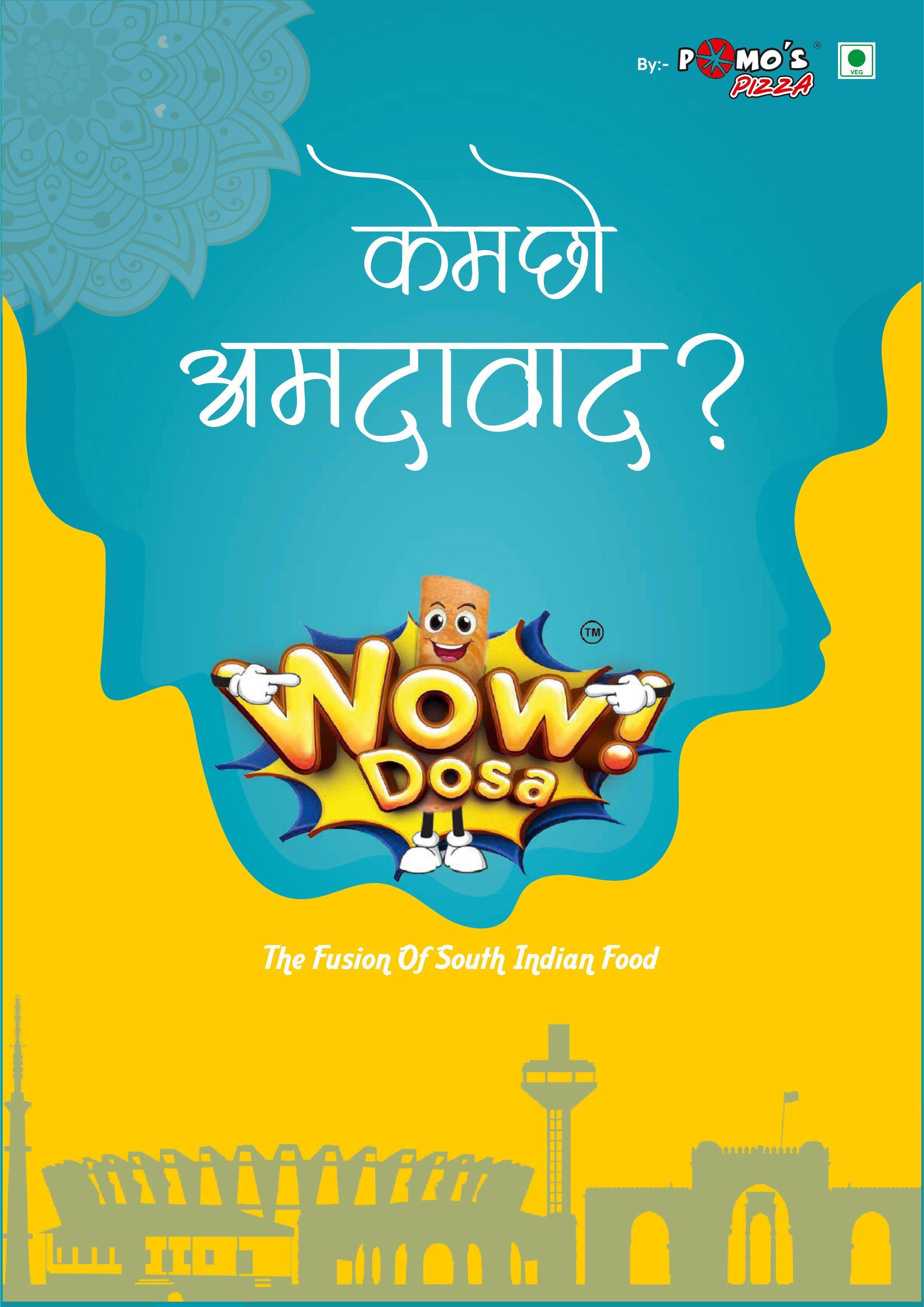 Menu of Wow Dosa Fusion Of South Indian Food, Gurukul, Ahmedabad