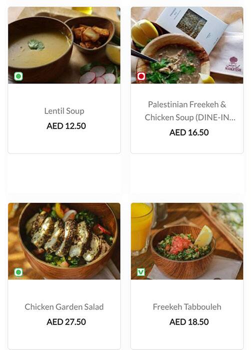 Menu at Mama'esh cafe, Dubai, Ground Floor