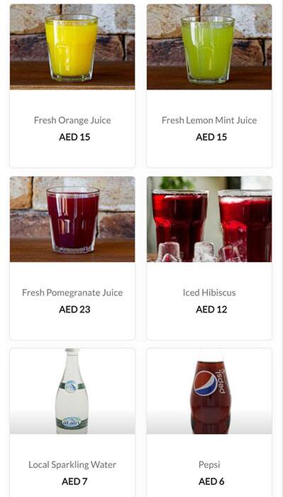 Menu at Mama'esh cafe, Dubai, Ground Floor