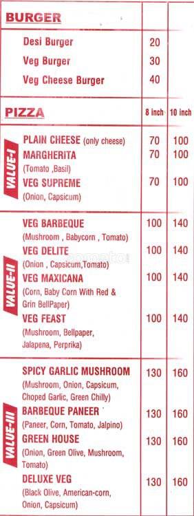 Menu at Pick N Pack, Mumbai