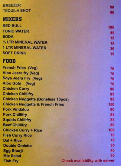 Publix Menu, Menu for Publix, Panaji, Goa - Zomato